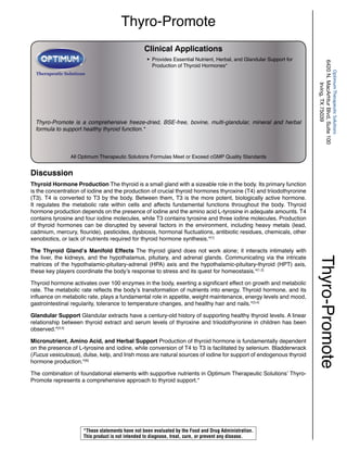OTS Best Quality Thyroid Support Supplement | PDF
