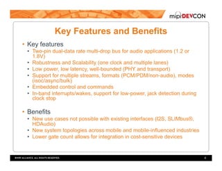 MIPI DevCon 2016: Comprehensive Verification of MIPI SoundWire Master ...