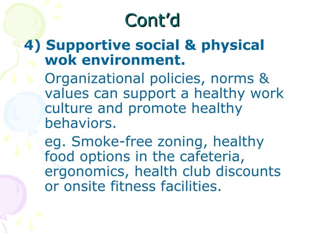 Comprehensive wellness program | PPT