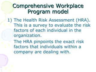 Comprehensive wellness program | PPT