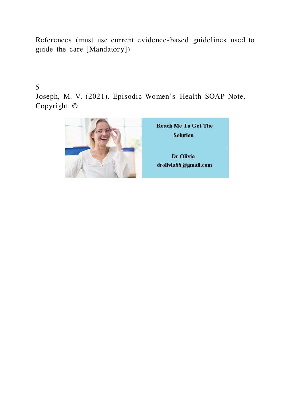 Comprehensive Women’s Health History and Physical Template | PDF