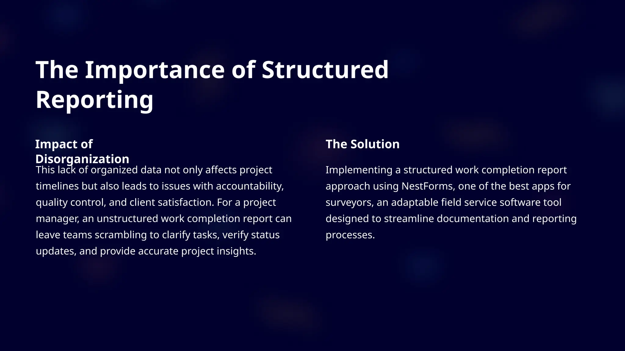 Comprehensive Work Completion Report Techniques.pptx