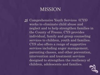 Comprehensive youth services | PPTX | Debated Sensitive Social Issues ...