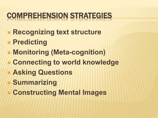 Comprehension | PPTX