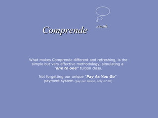 Comprende learn Spanish | PPT