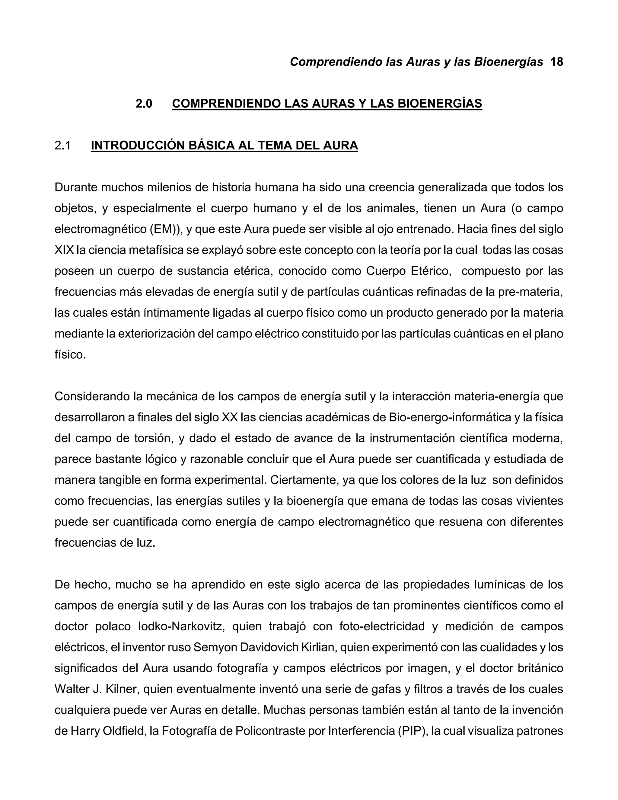 Comprendiendo auras y bioenergías | PDF