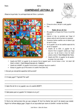 Comprensió lectora | PDF