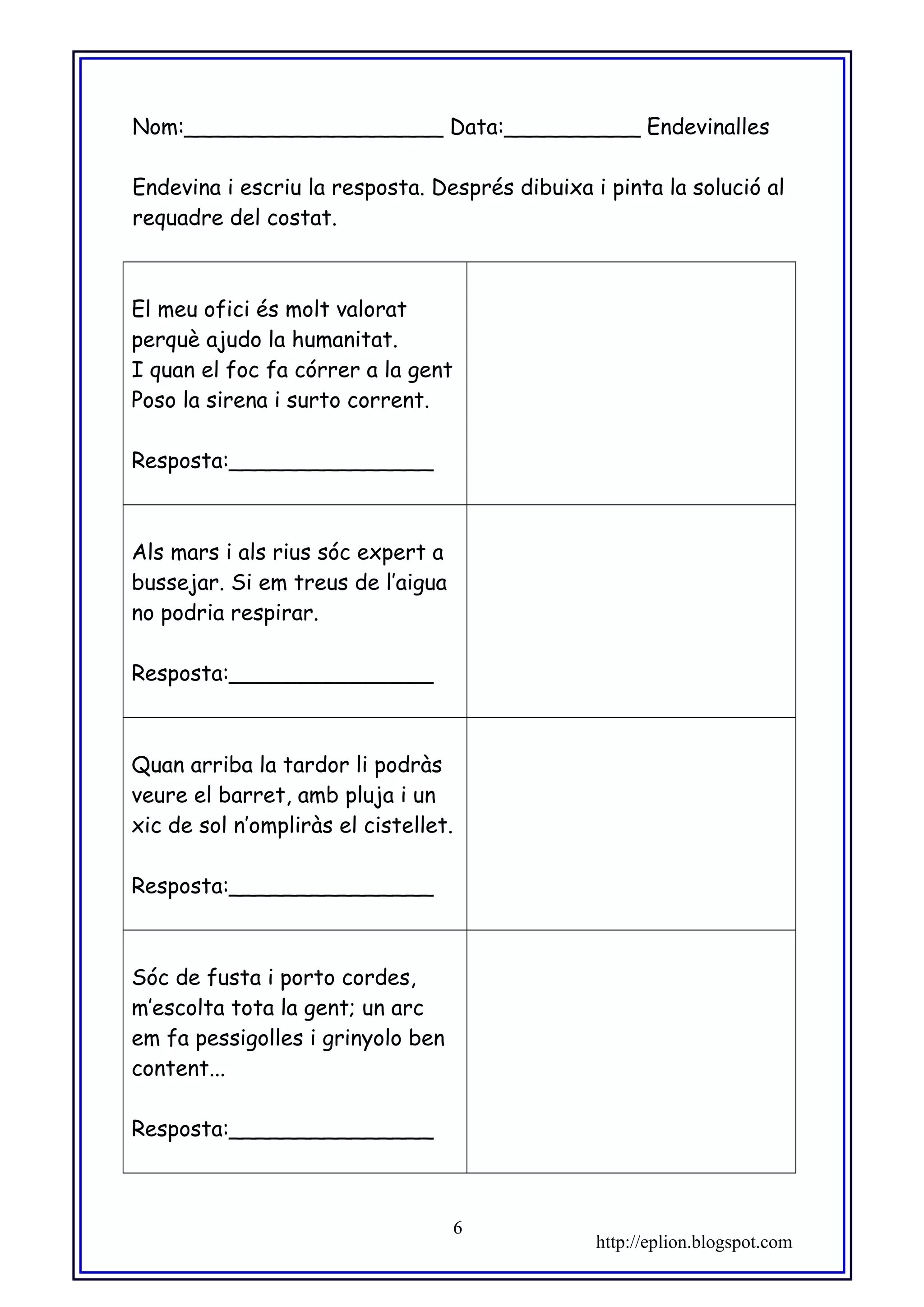 Comprensió lectora de 2n eplion | PDF