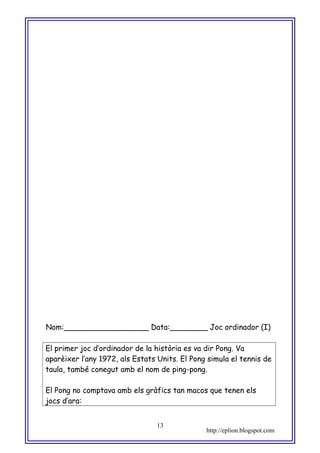 Comprensió lectora de 2n eplion | PDF