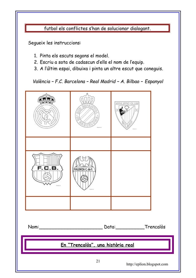 Comprensió lectora de 2n eplion | PDF