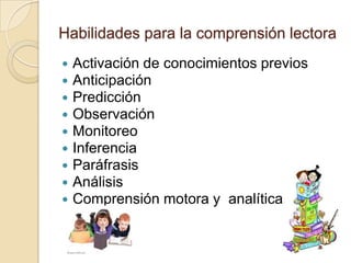 Presentación de Comprensión de lectura | PPTX
