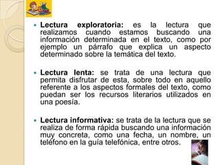 Presentación de Comprensión de lectura | PPTX