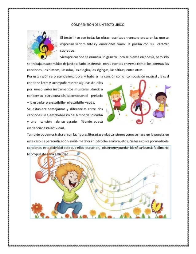 Diapositivas genero lirico