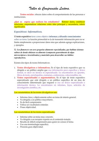 Comprensión lectora. Nancy Gutiérrez | DOC