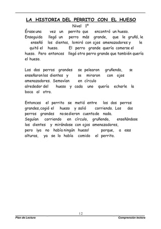 Comprensión Lectora y Lecturas de Actividades 1° al 6°.pdf