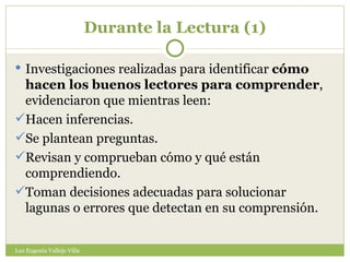 Comprensión lectora y producción de textos | PPT