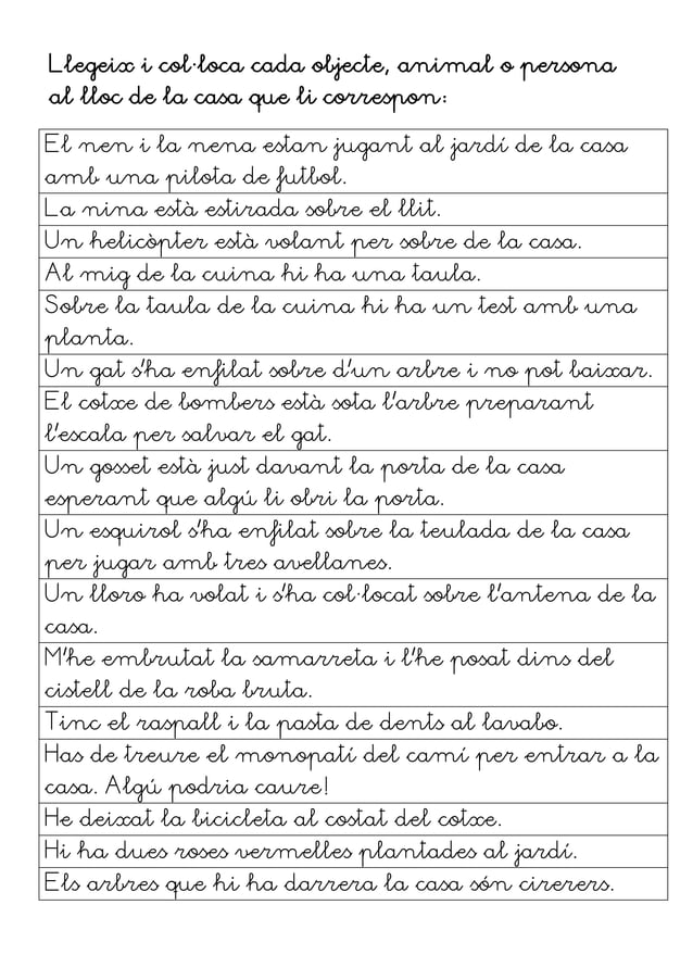 Comprensio la casa | PPT