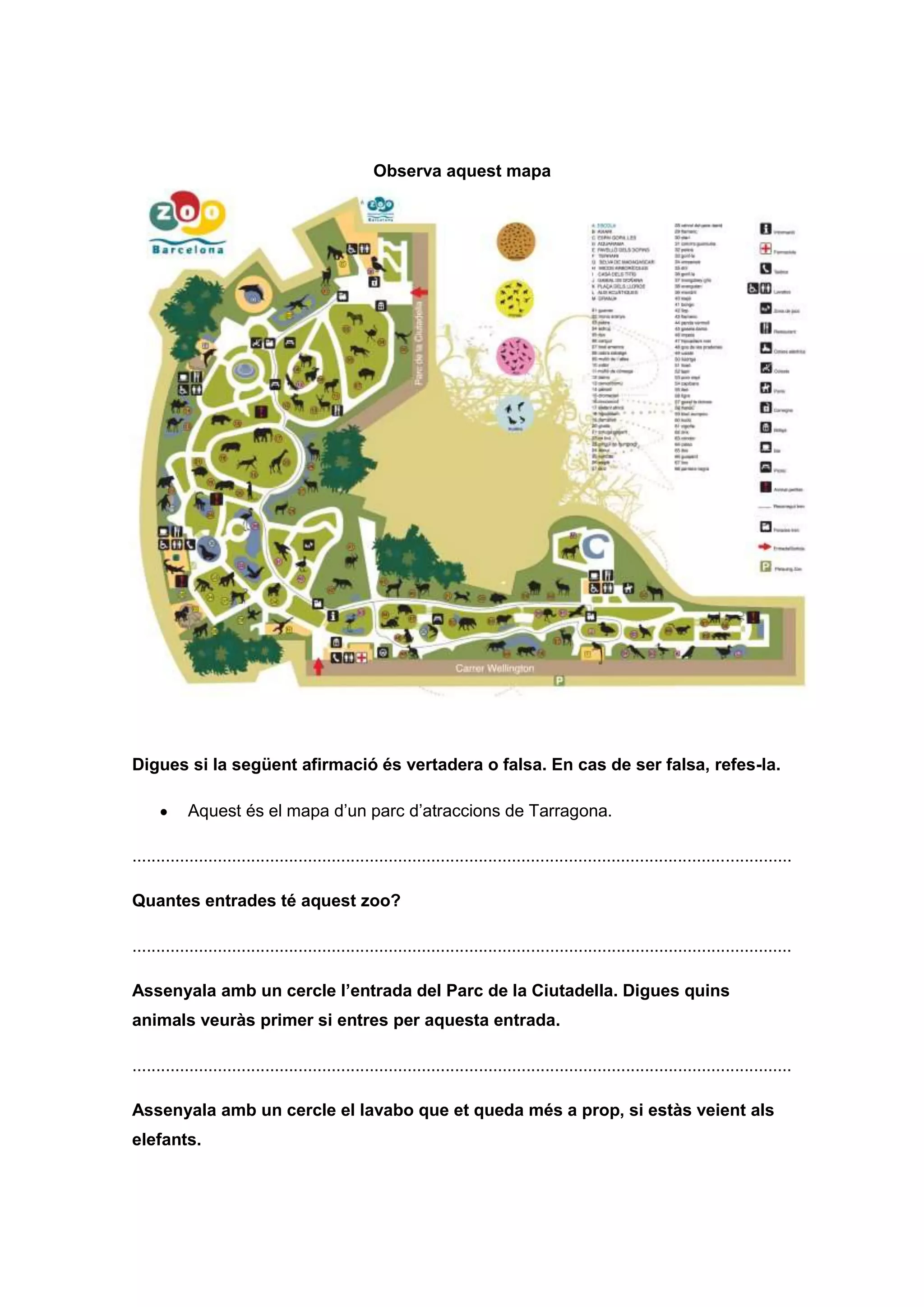Comprensio lectora mapa_zoo | DOCX