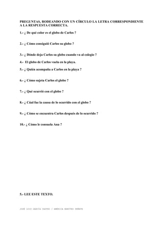 Comprension lectora | DOC