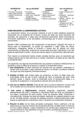 Comprension lectora | PDF