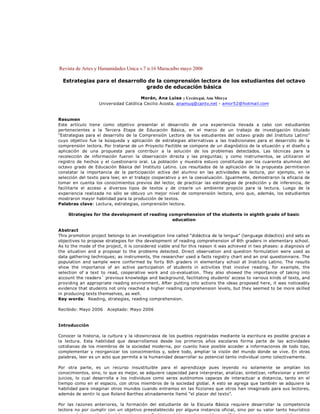 Comprension lectora | PDF