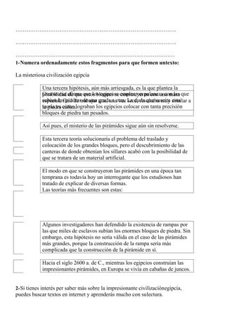 Comprensión lectora de texto no literario | DOCX