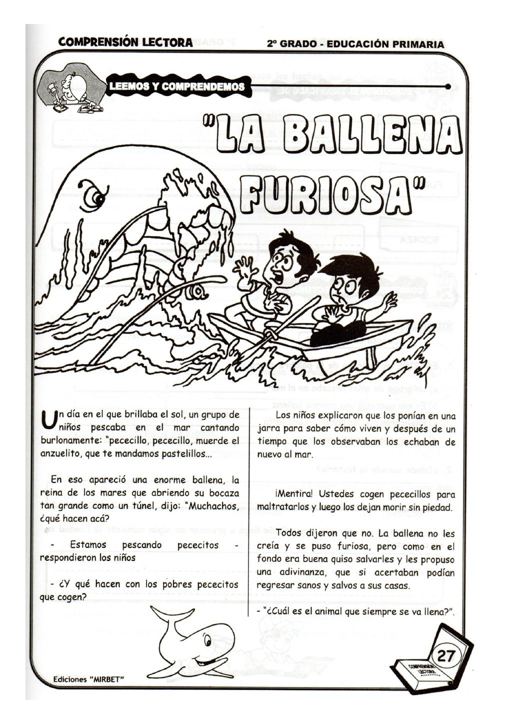 Comprension lectora 2° grado