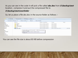 Compress and decompress | PPT