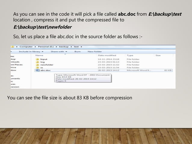 Compress and decompress | PPT
