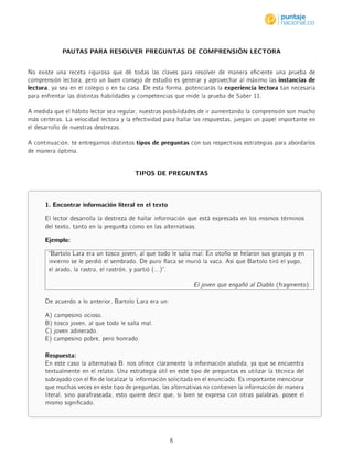 Compresionlecuratipopreguntas | PDF