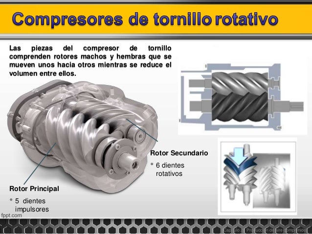 Compresores de tornillo | PPTX
