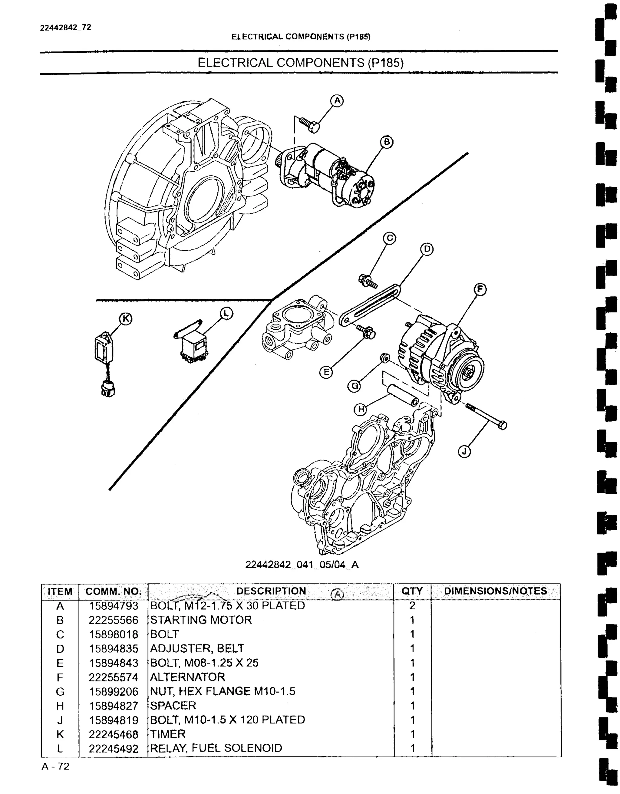 Compresor ingersoll rand p185 | PDF