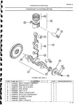 Compresor ingersoll rand p185 | PDF