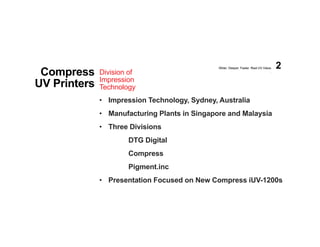 New Compress iUV-1200s UV LED Inkjet Printer | PDF