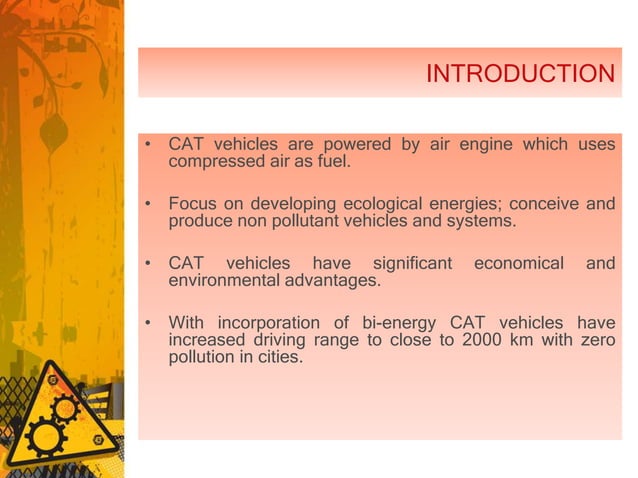 Compressed air car technology | PPTX