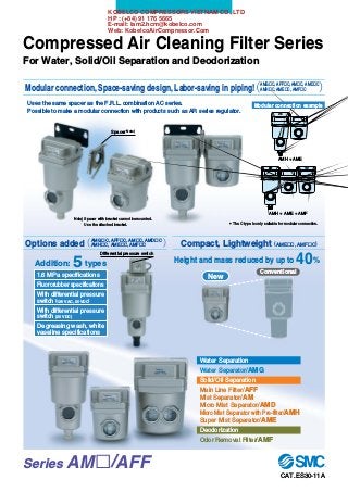 Compressed air cleaning filter series am aff (small) | PDF