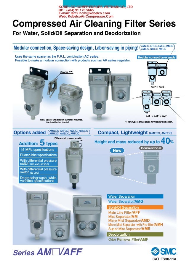 Compressed air cleaning filter series am aff (small) | PDF