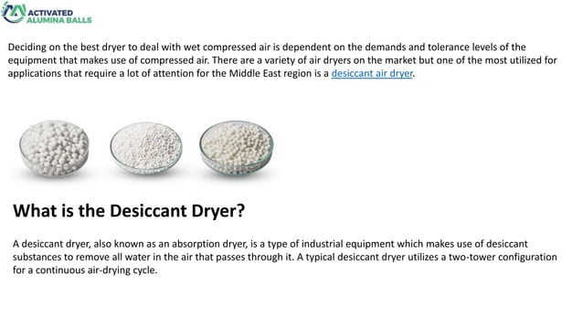 Compressed air dryer desiccant - Activated Alumina Desiccants Beads ...