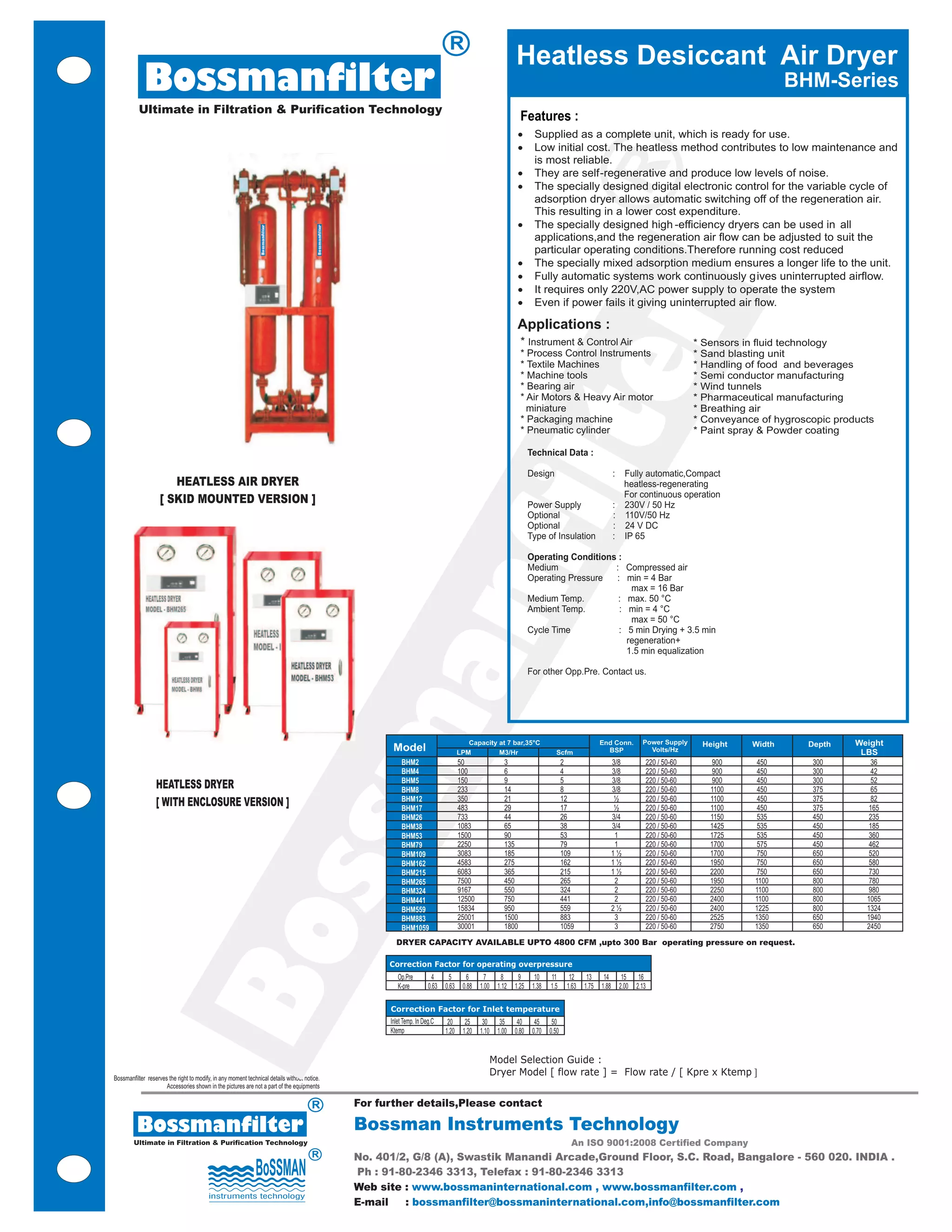 Compressed air dryers | PDF