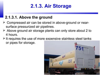 Compressed air energy storage | PPT