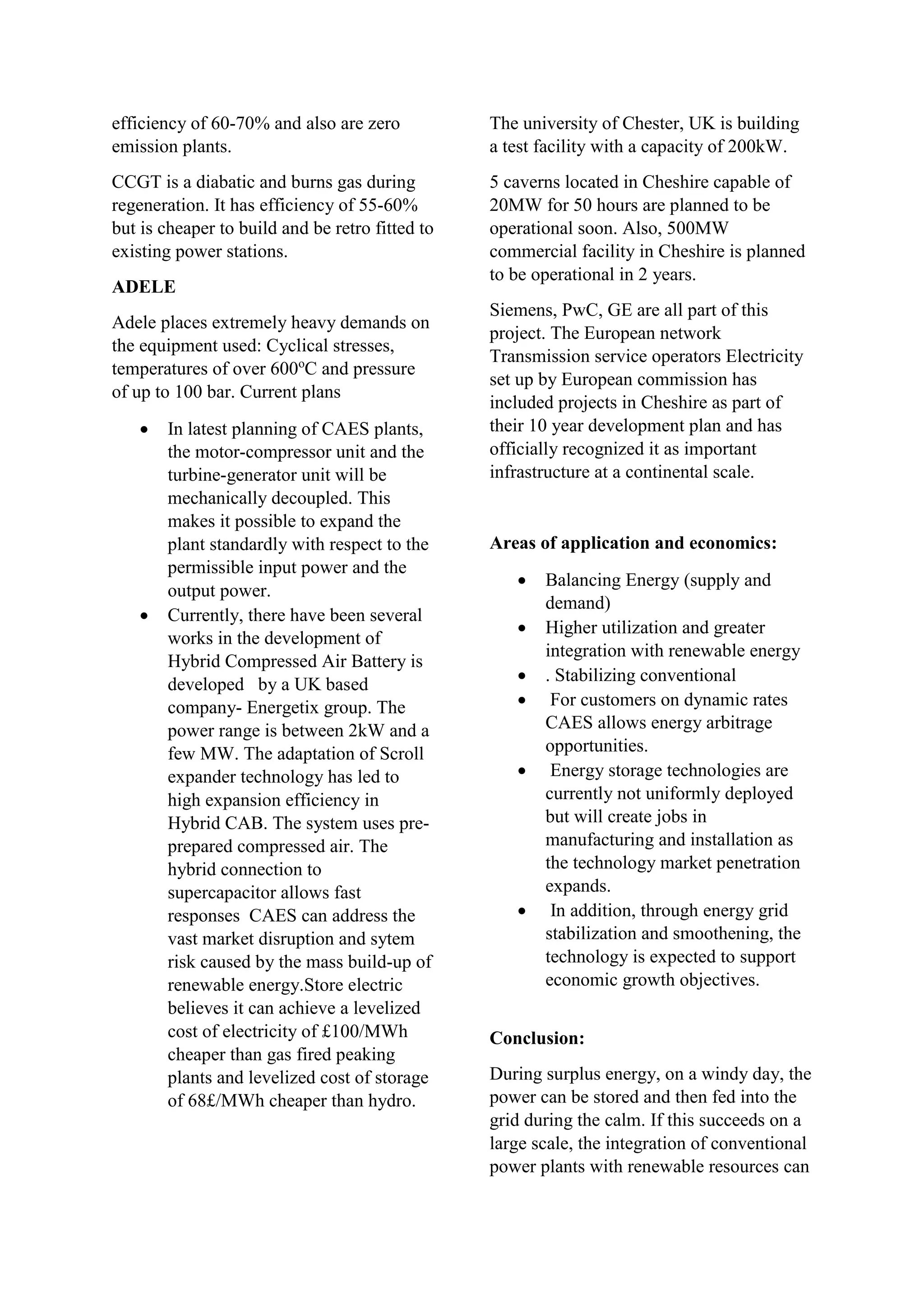 Compressed air energy storage | PDF