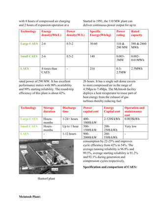 Compressed air energy storage | PDF