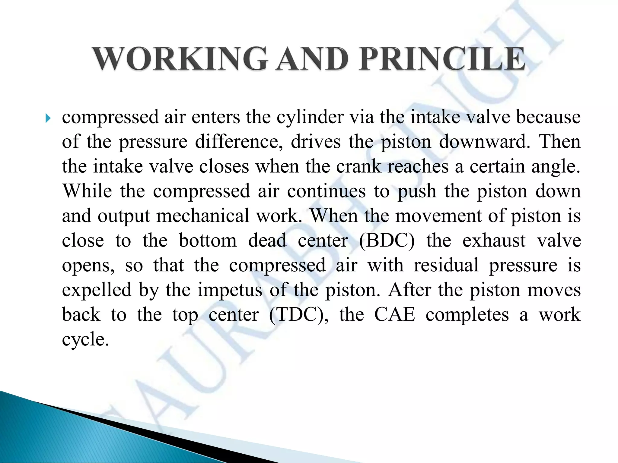 Compressed air engine(ppt) | PDF | Automotive Industry | Industries