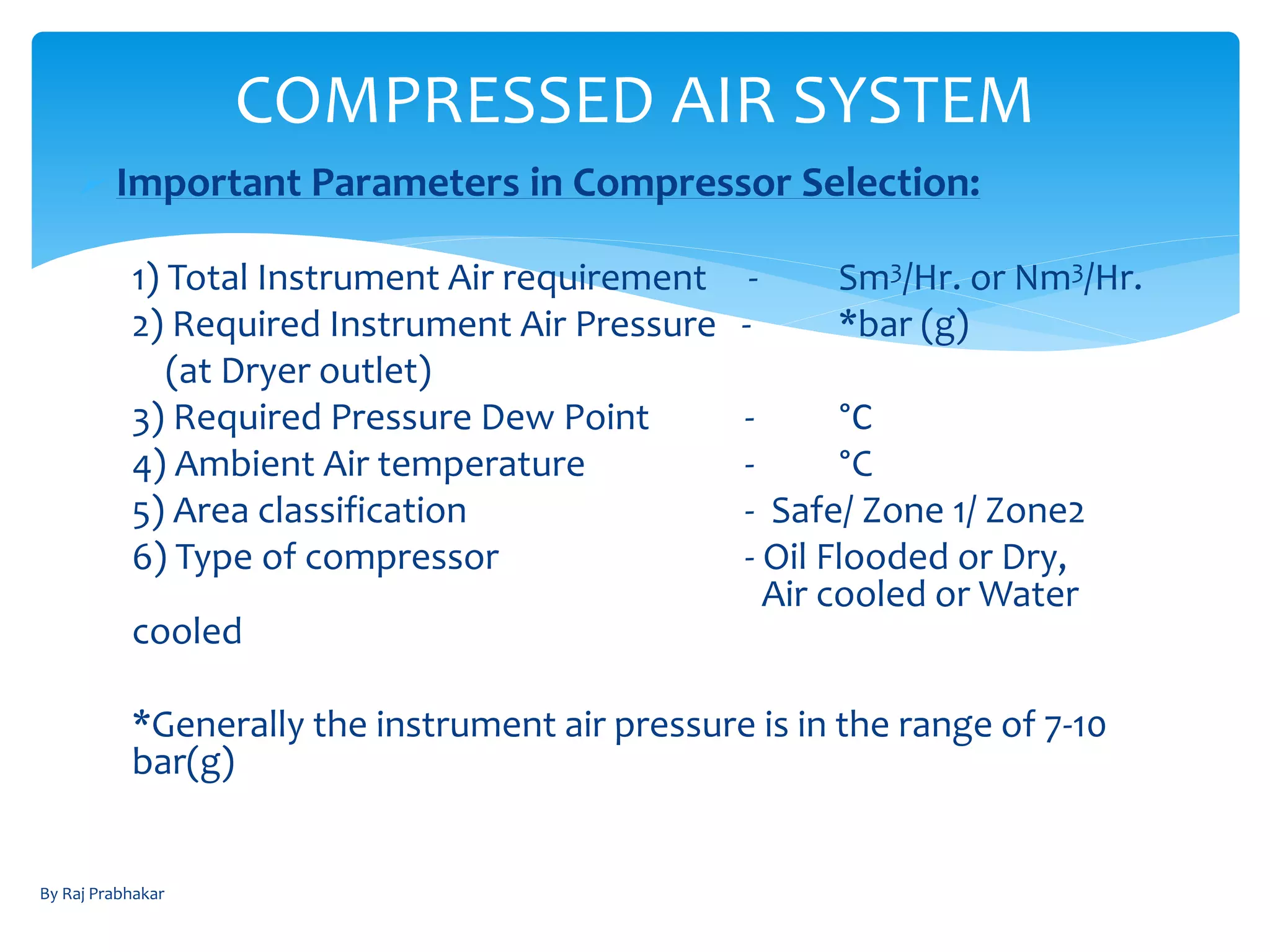 Compressed Air System | PDF