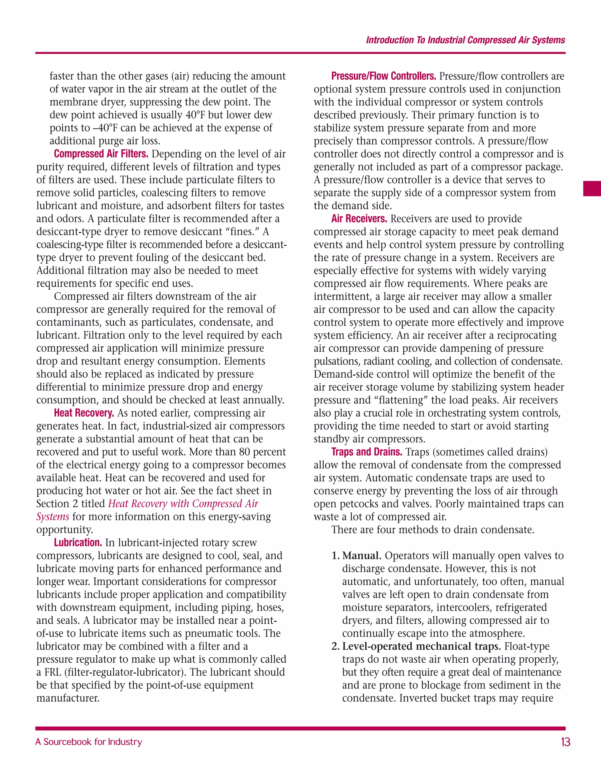 Compressed air sourcebook | PDF