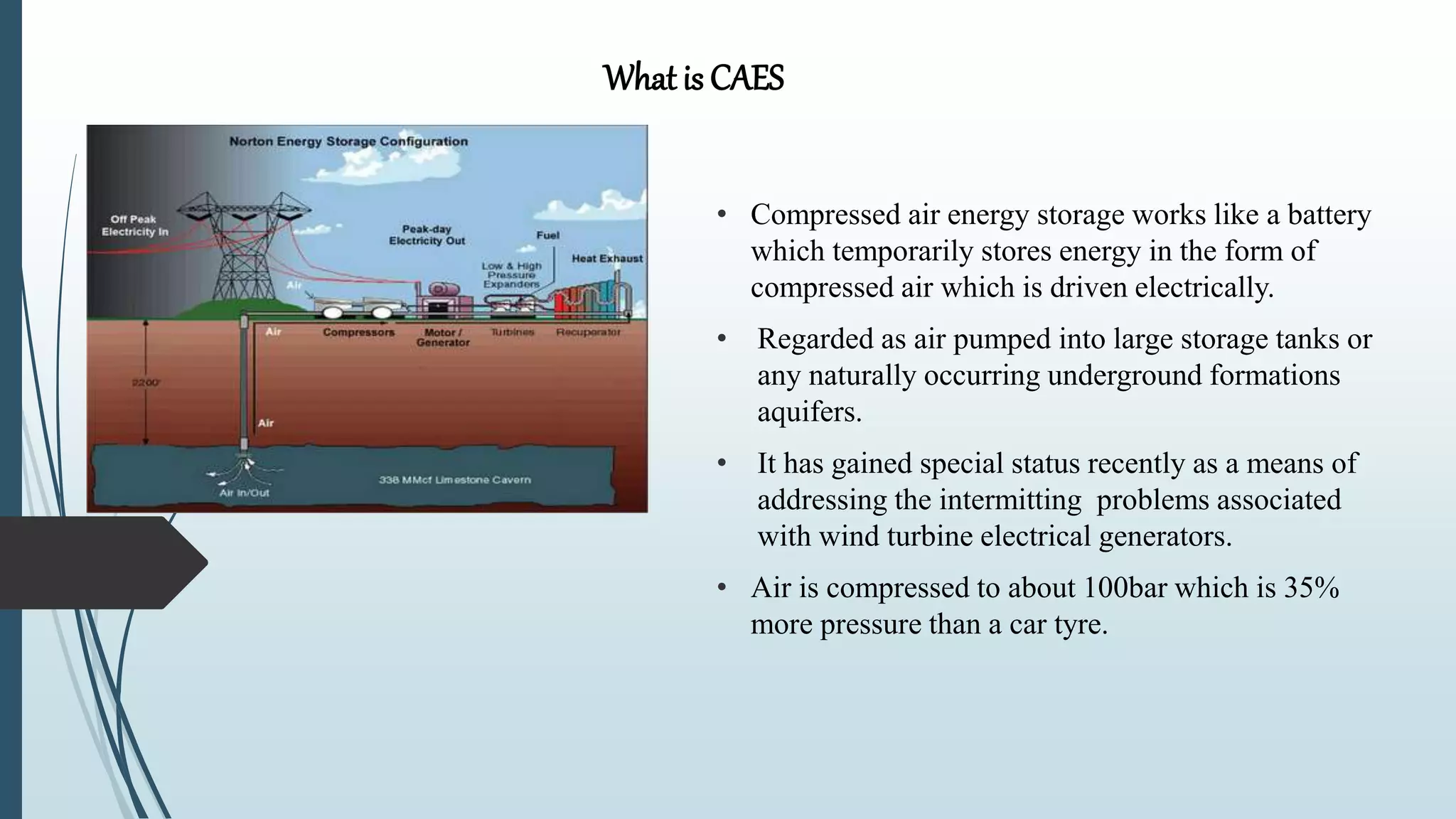 Compressed Air Energy Storage | PPTX