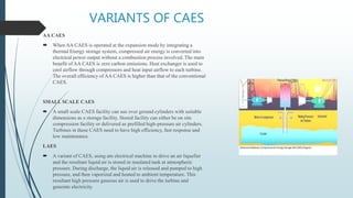 Compressed Air Energy Storage | PPTX