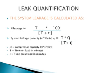 Compressed air system | PPTX
