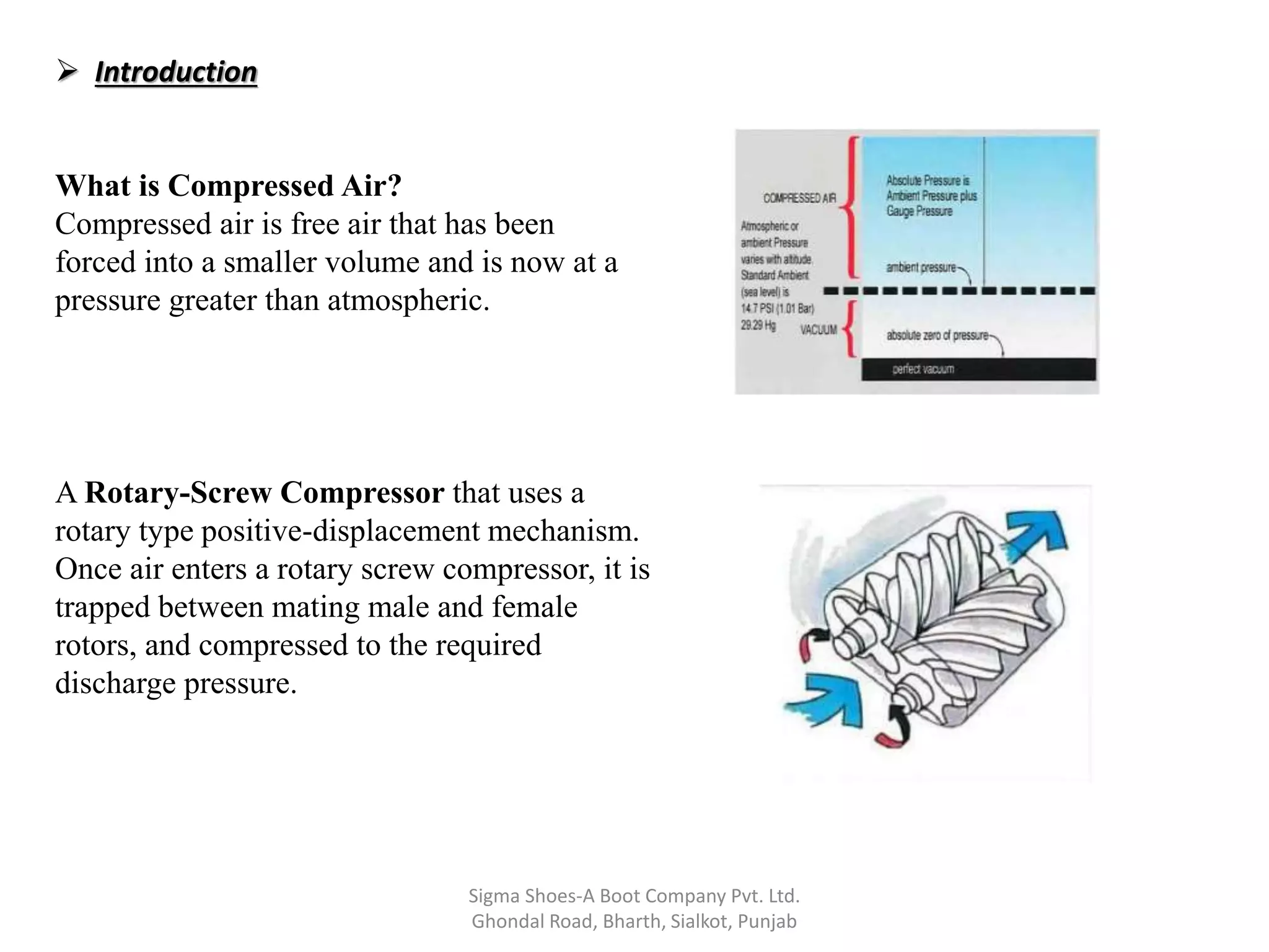 Compressed air systems | PPTX