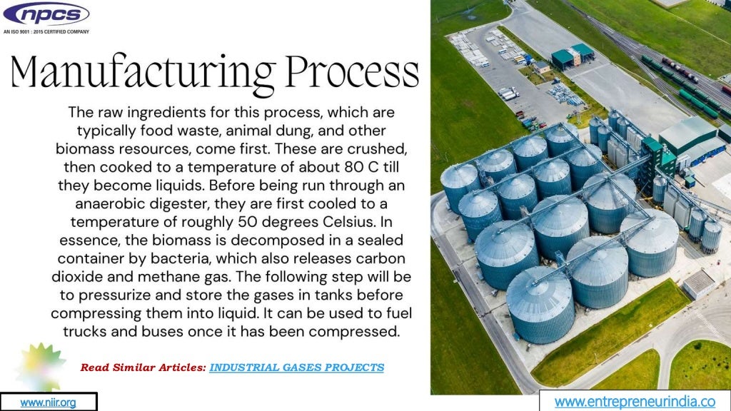 Compressed Bio Gas (CBG) - The Fuel of the Future (Bio CNG Plant) | PPTX
